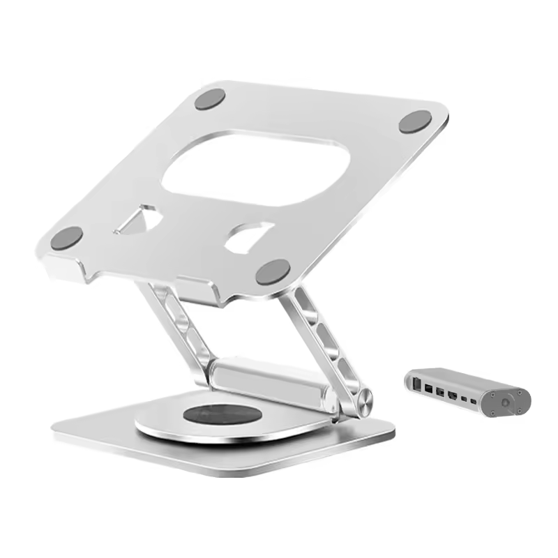 iDock 360 Degree Rotating Aluminium Alloy Adjustable Laptop Stand with ...